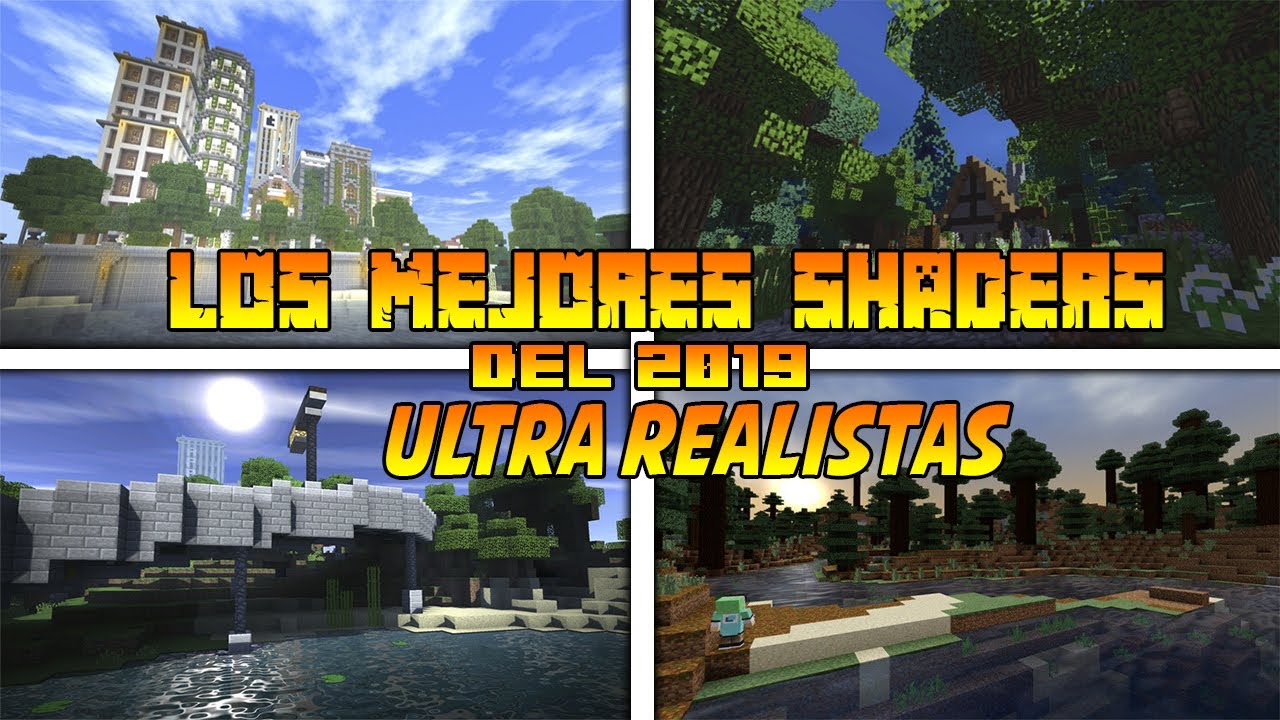 Los MEJORES 5 SHADERS ULTRA REALISTAS del 2019 #3 para MINECRAFT PE 1. ...