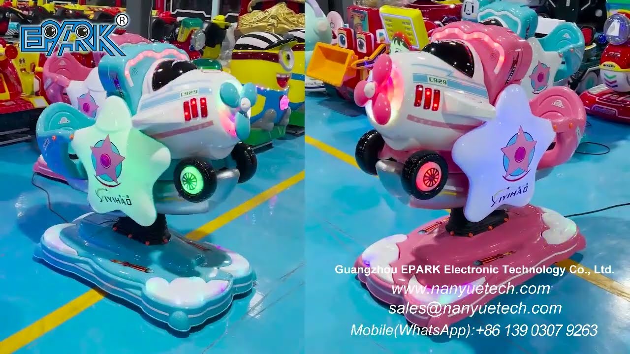 EPARK Mp5 Screen Kiddie Rides Seesaw Swing Machine Swing Machine Coin ...