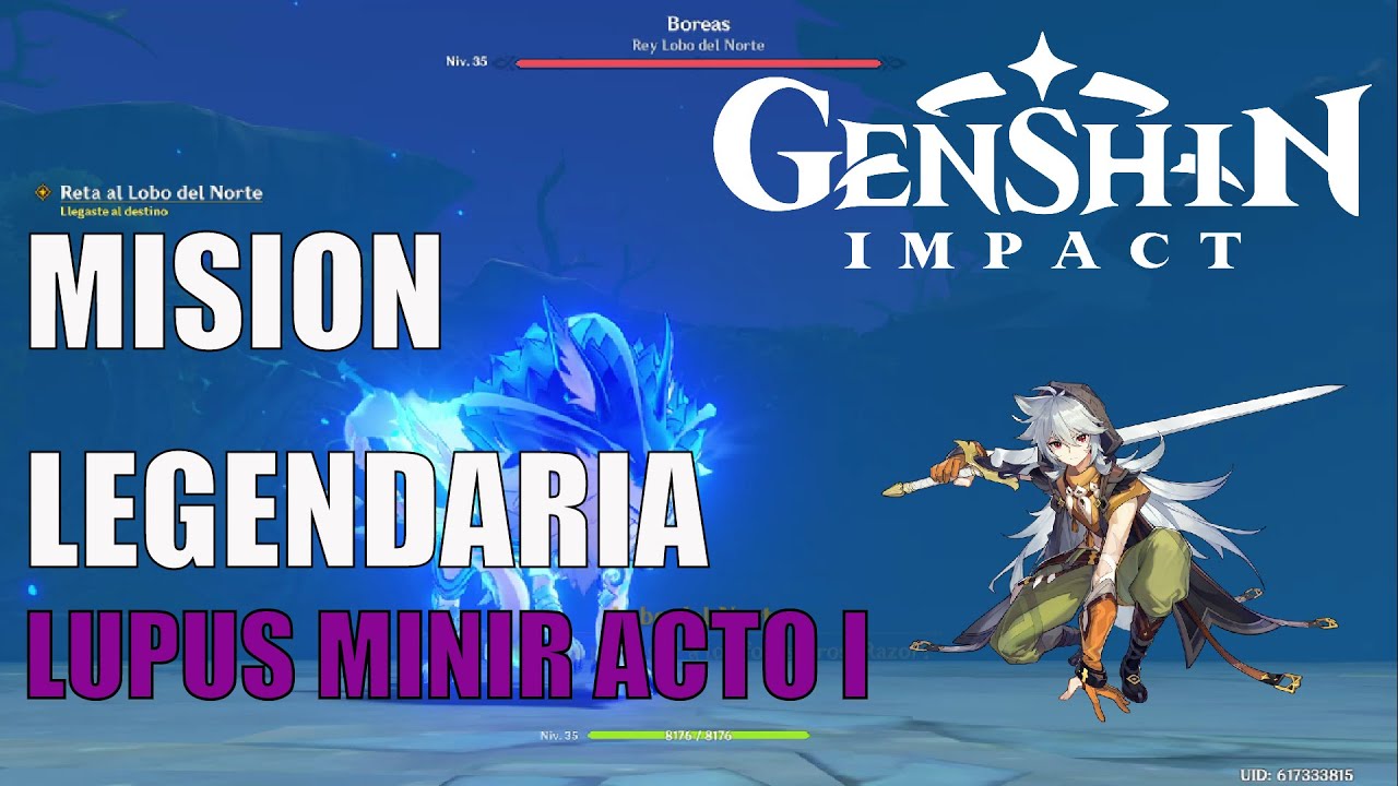 GENSHIN IMPACT | MISION LEGENDARIA RAZOR: LUPUS MINOR ACTO I - EL ...