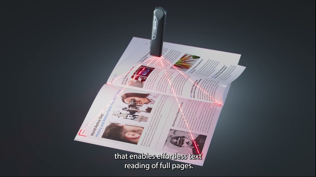 OrCam Read - Extraordinary Reading Power - YouTube