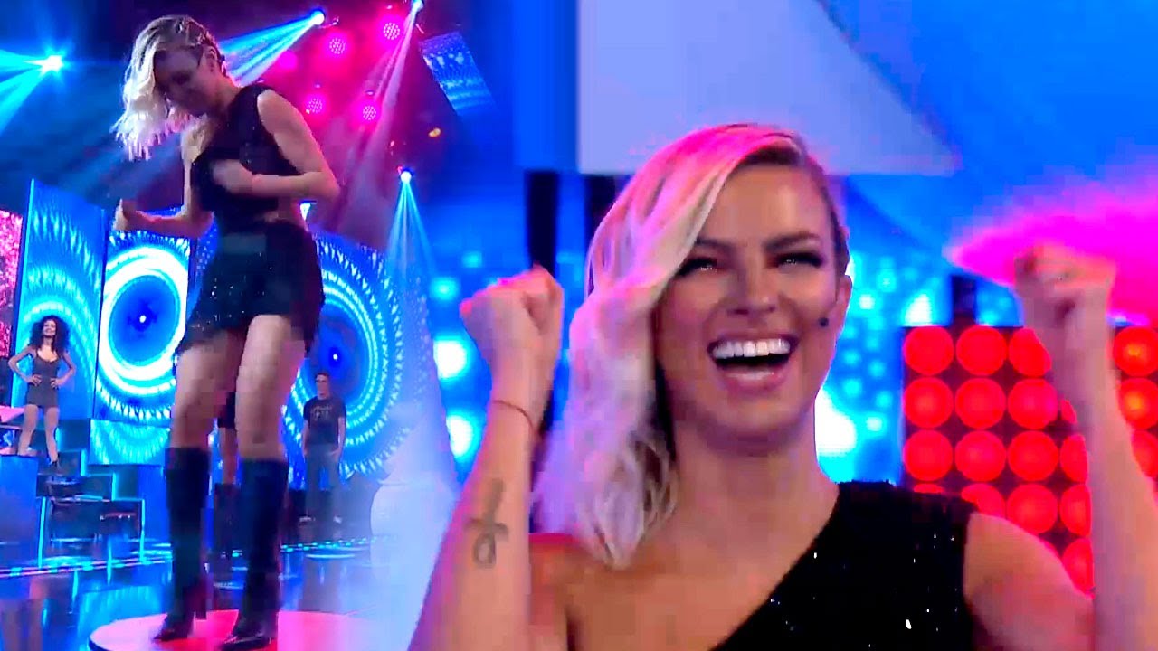 Ailén Bechara le ganó a Anto Macchi en el juego de la cintura - YouTube