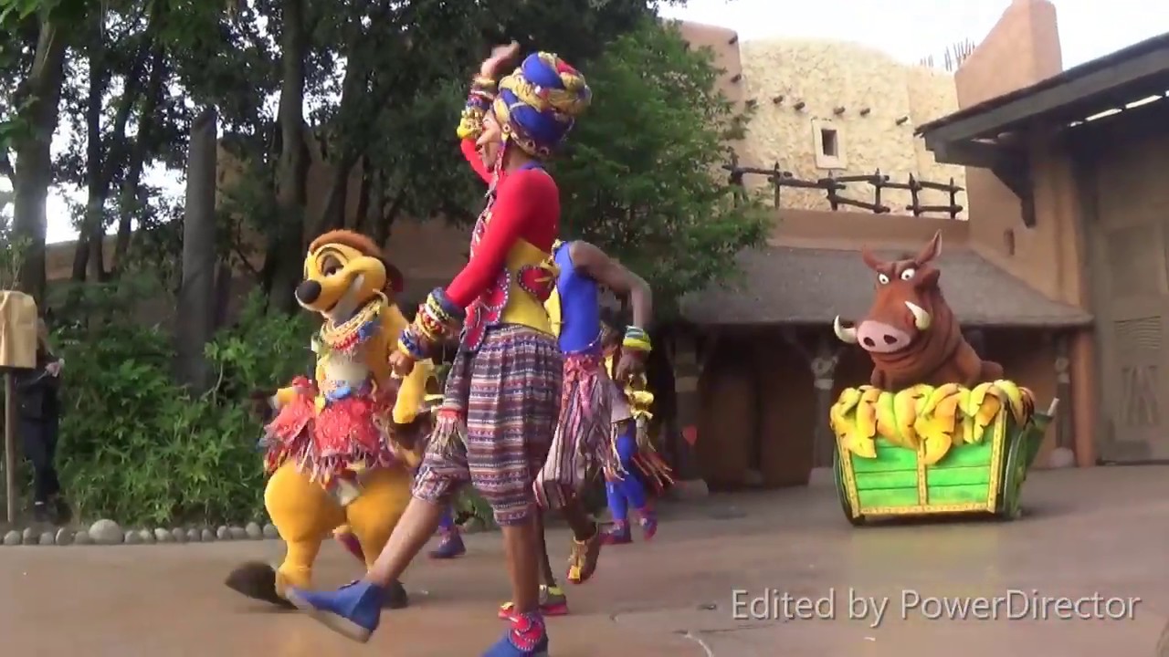 2019 Timon's Matadance at Disneyland Paris - YouTube