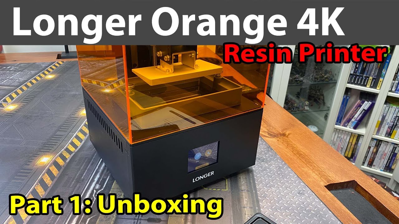 Longer Orange 4K Resin Printer Part 1: Unboxing - YouTube