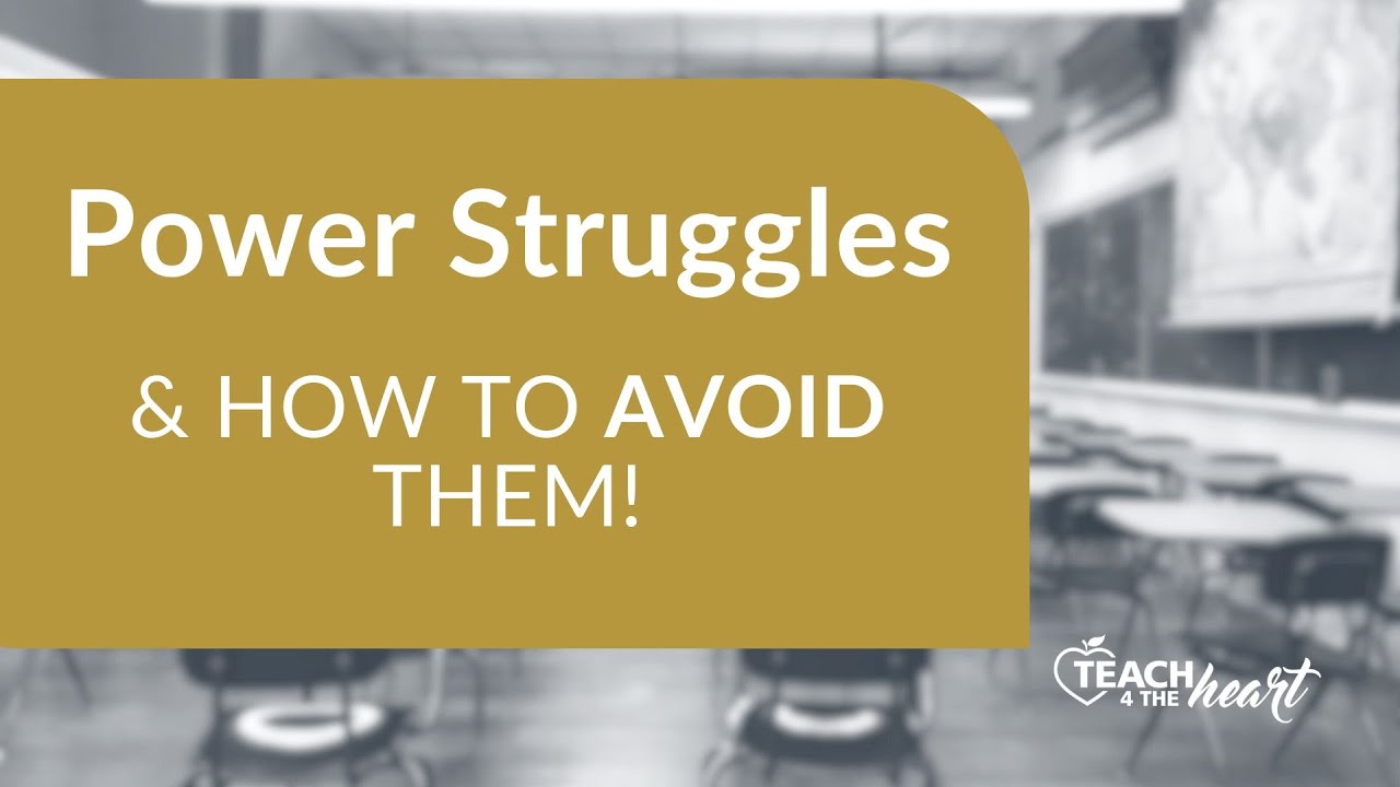 How do I avoid power struggles with my students? - YouTube