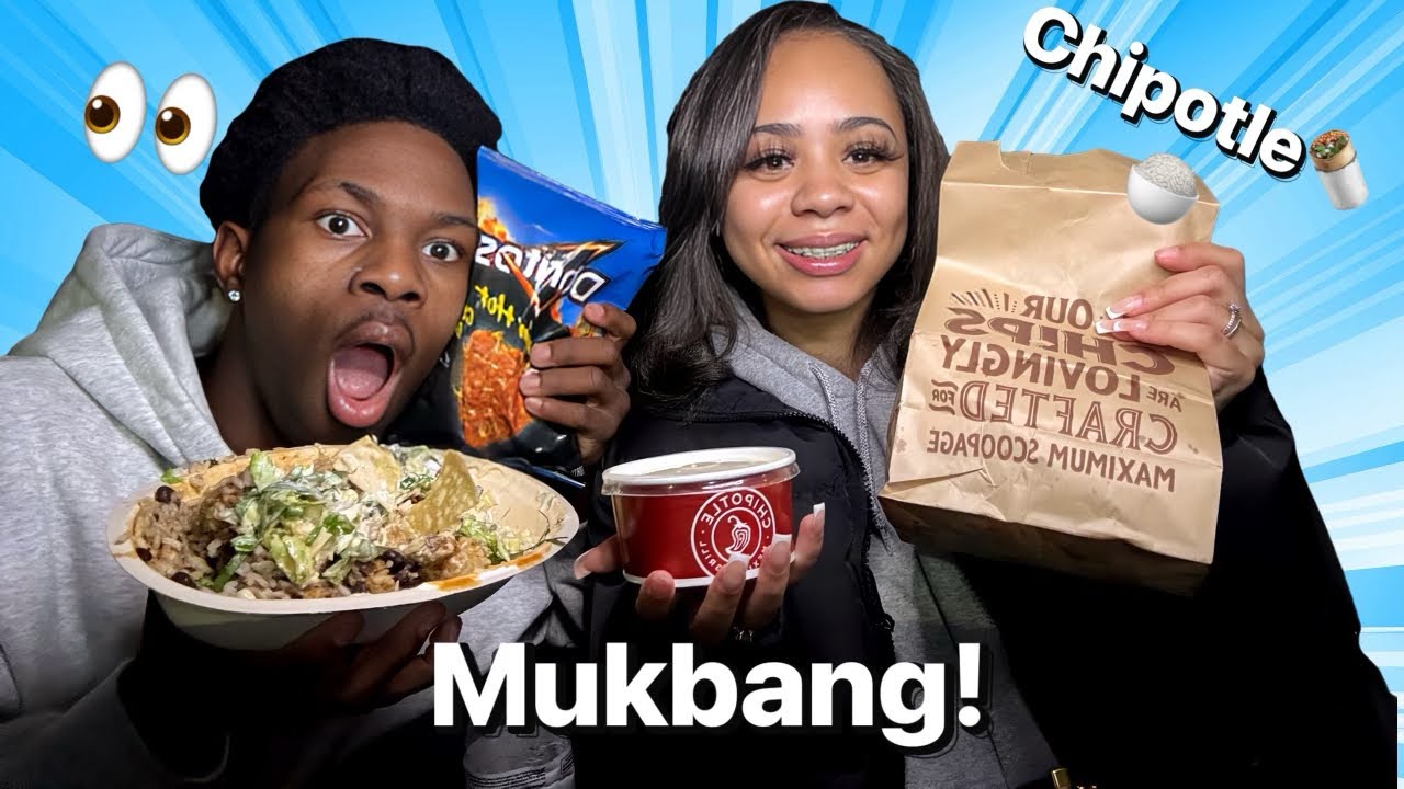 CHIPOTLE MUKBANG 🌯| VLOGMAS DAY 7 🎄 - YouTube