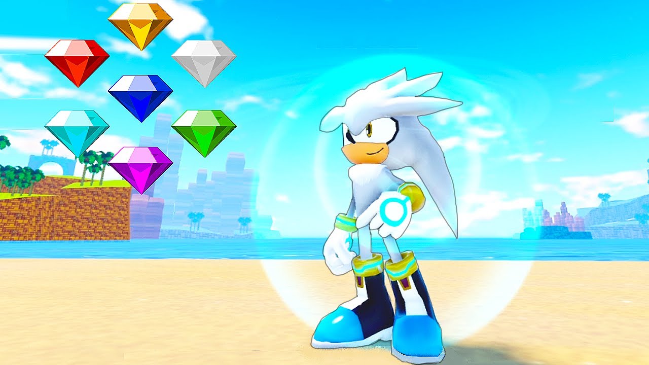 SONIC SPEED SIMULATOR *How to get ALL Chaos Emeralds and Unlock Silver ...