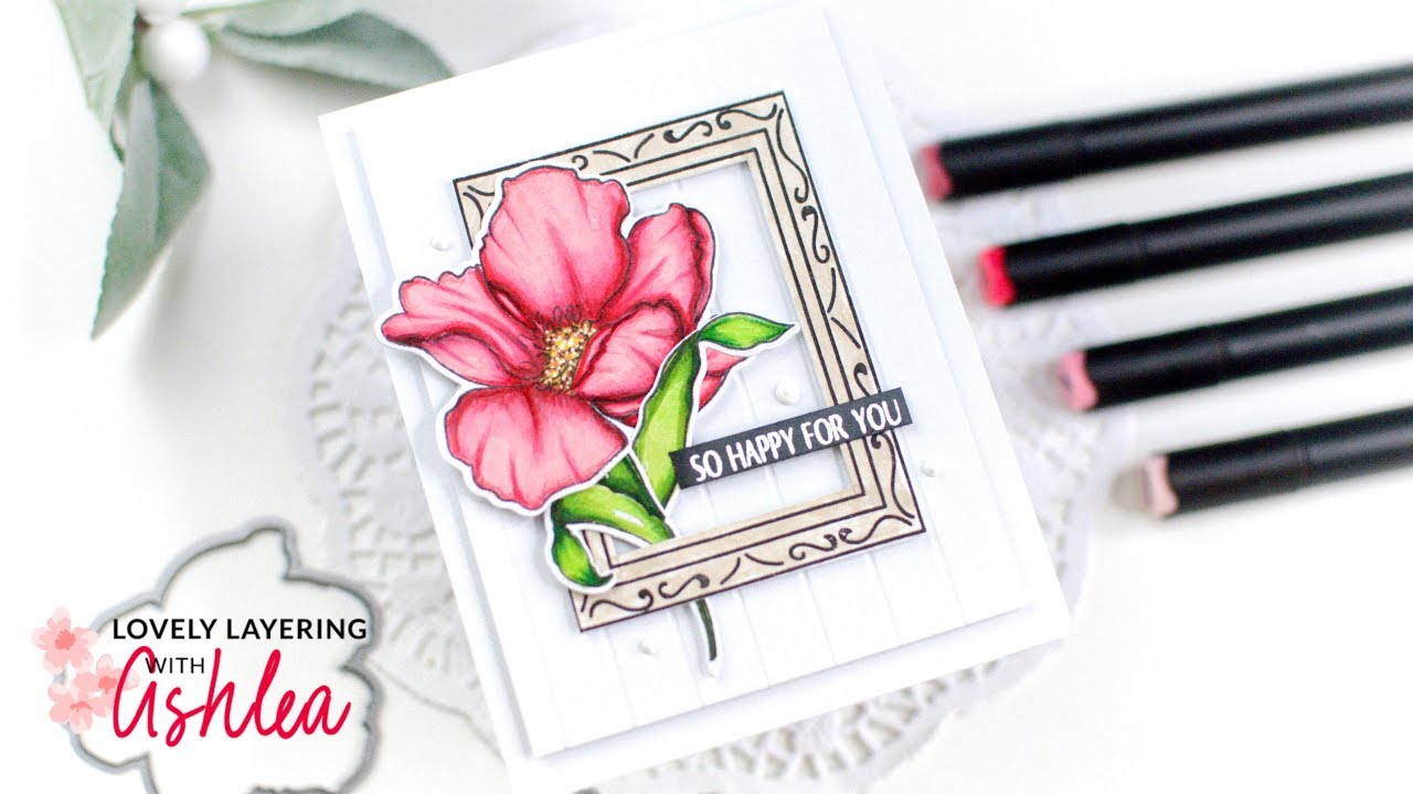 Coloring in Layers with Alcohol Markers - Lovely Layering With Ashlea ...