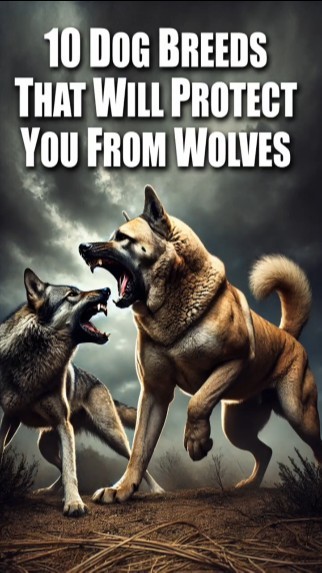 10 Dog Breeds That Will Protect You From Wolves 🐕🛡️ #wolves #Dogs # ...