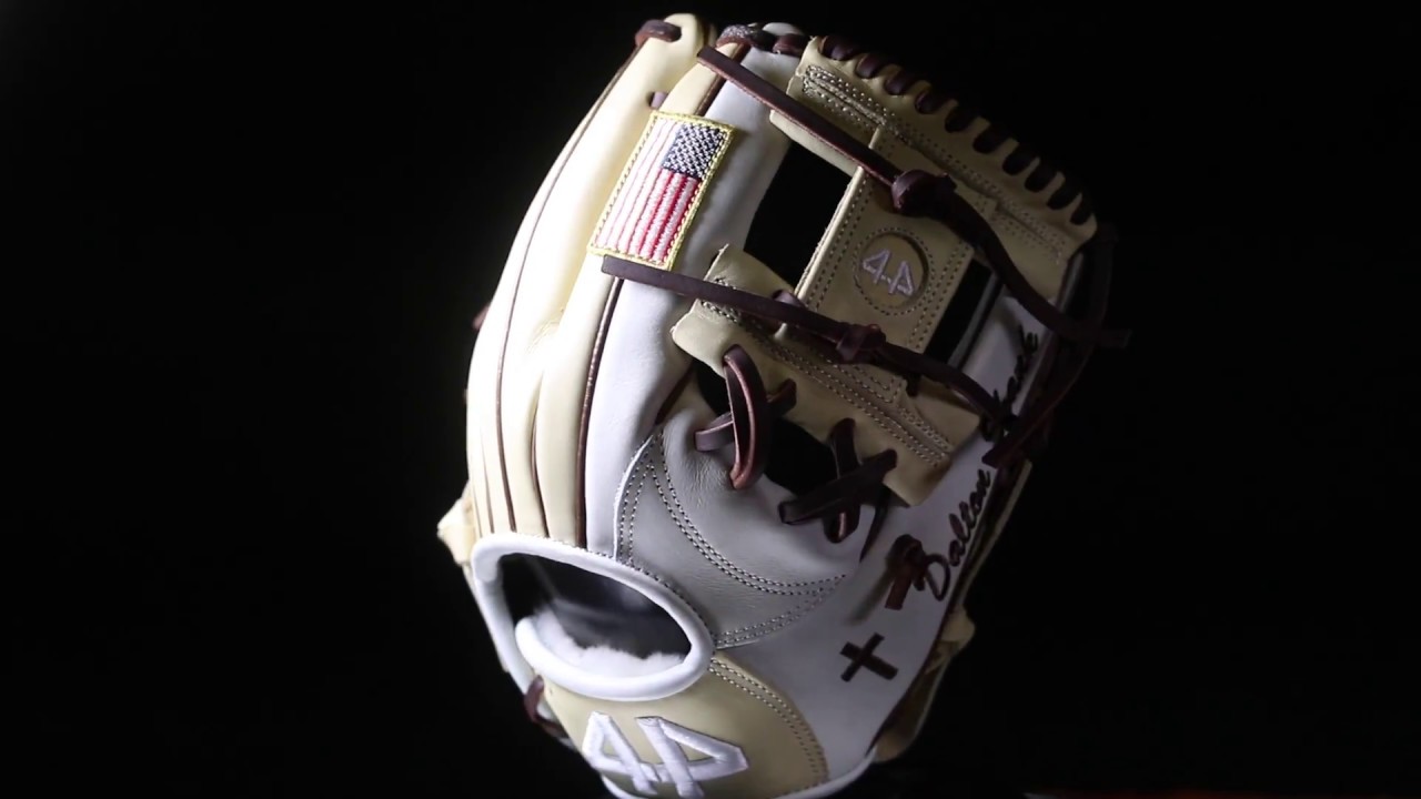 44 Pro Custom Baseball Glove Signature Series White Blonde Brown I web ...