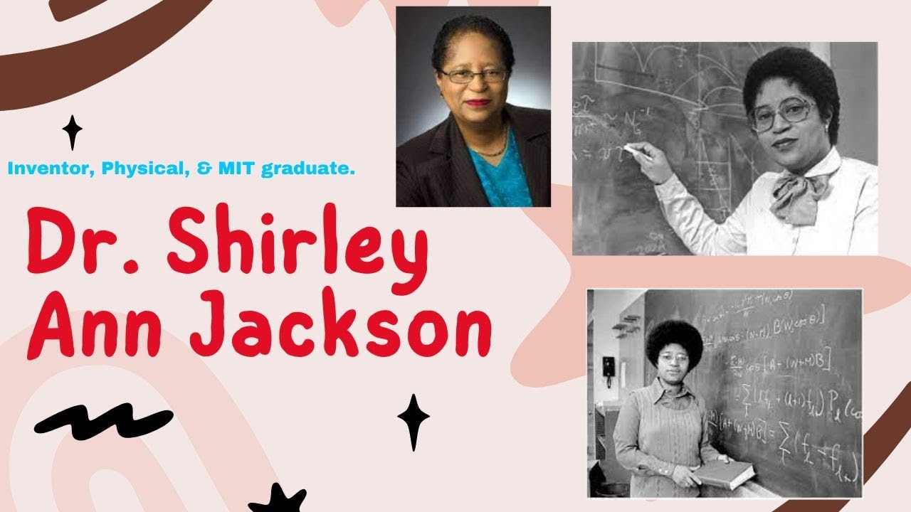 Dr. Shirley Ann Jackson - YouTube
