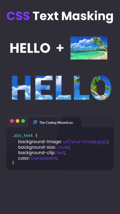 Text With Image Masking Coding Html Gridsystem Webdevelopment Html5 Python Htmlcss Res