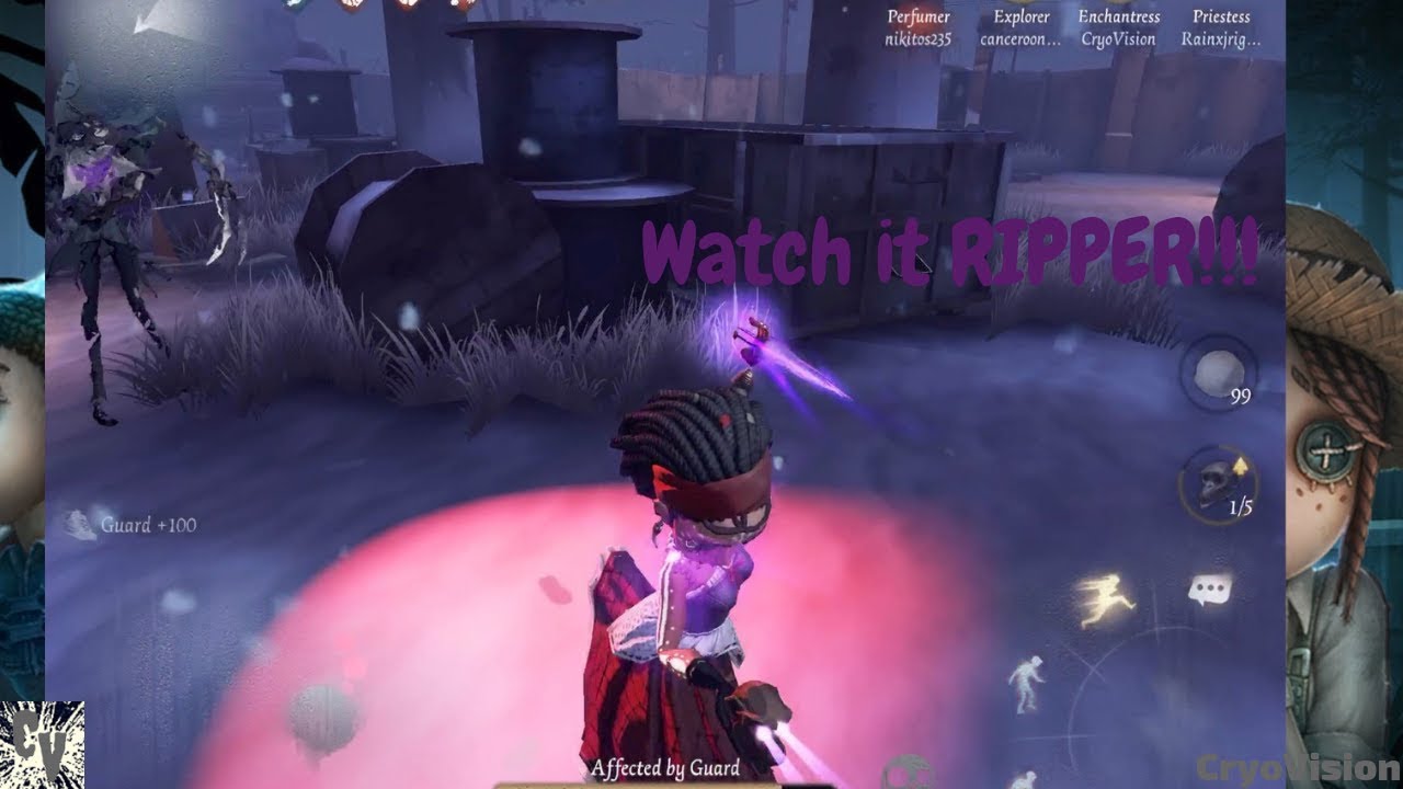 BEWARE OF MY CURSE JACK THE RIPPER!!! IDENTITY V ENCHANTRESS GAMEPLAY ...