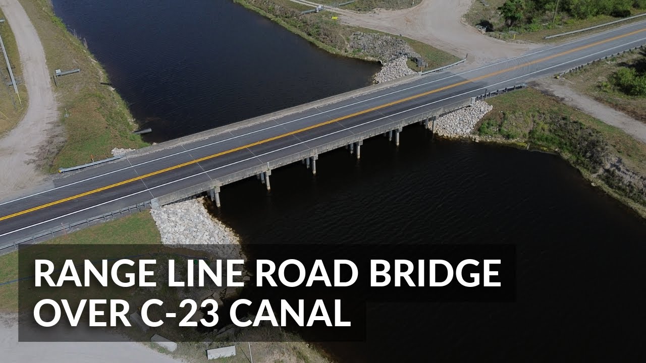 Range Line Road Bridge Project Completion - YouTube