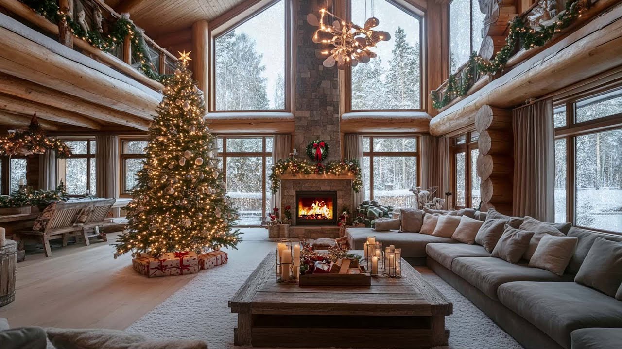 Enjoy the Snowy Room Ambience with Cozy Winter Vibes and Nature's ...