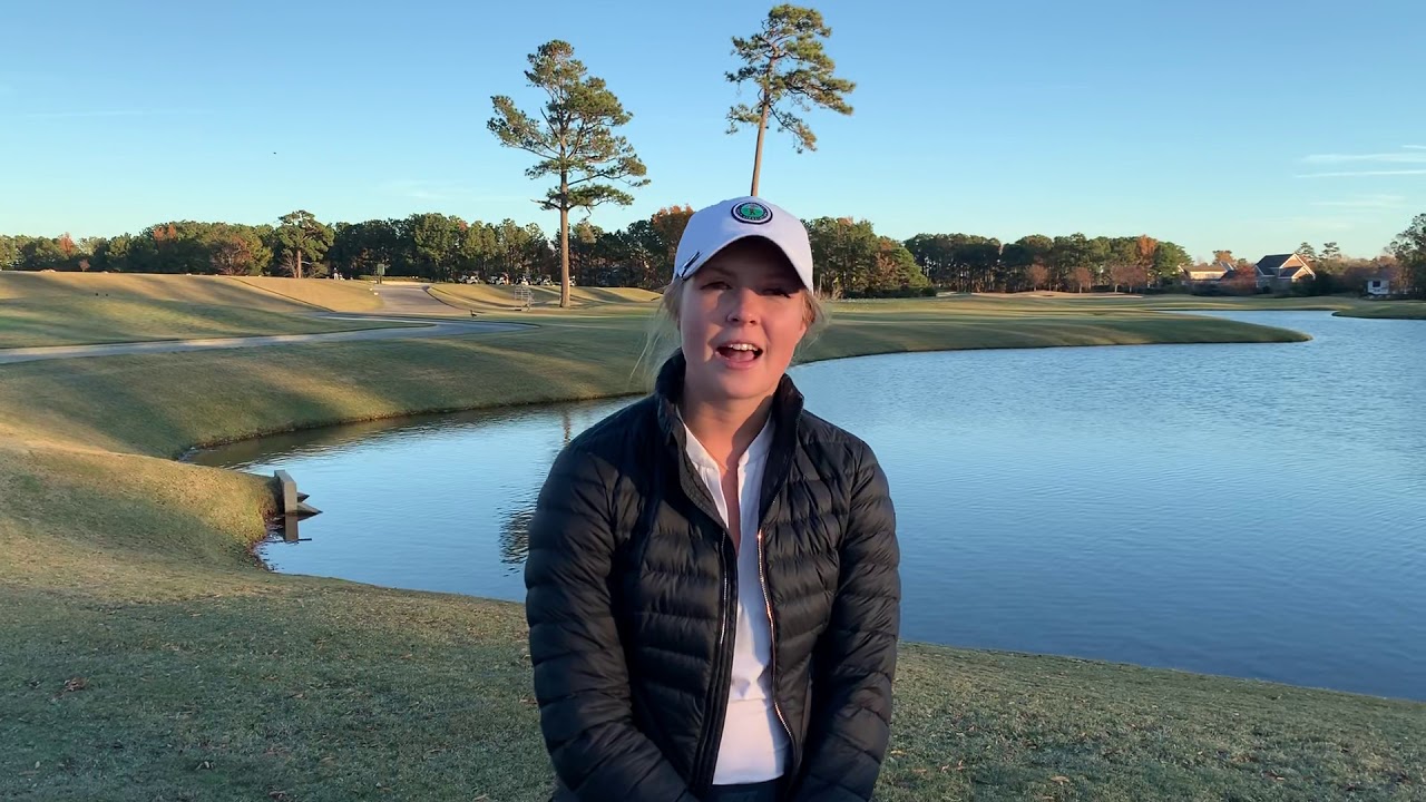 All-Area Girls Golf - Caroline Crumrine - YouTube