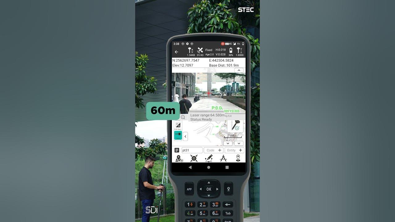 STEC SDi - Laser Measure from 2-70m - YouTube