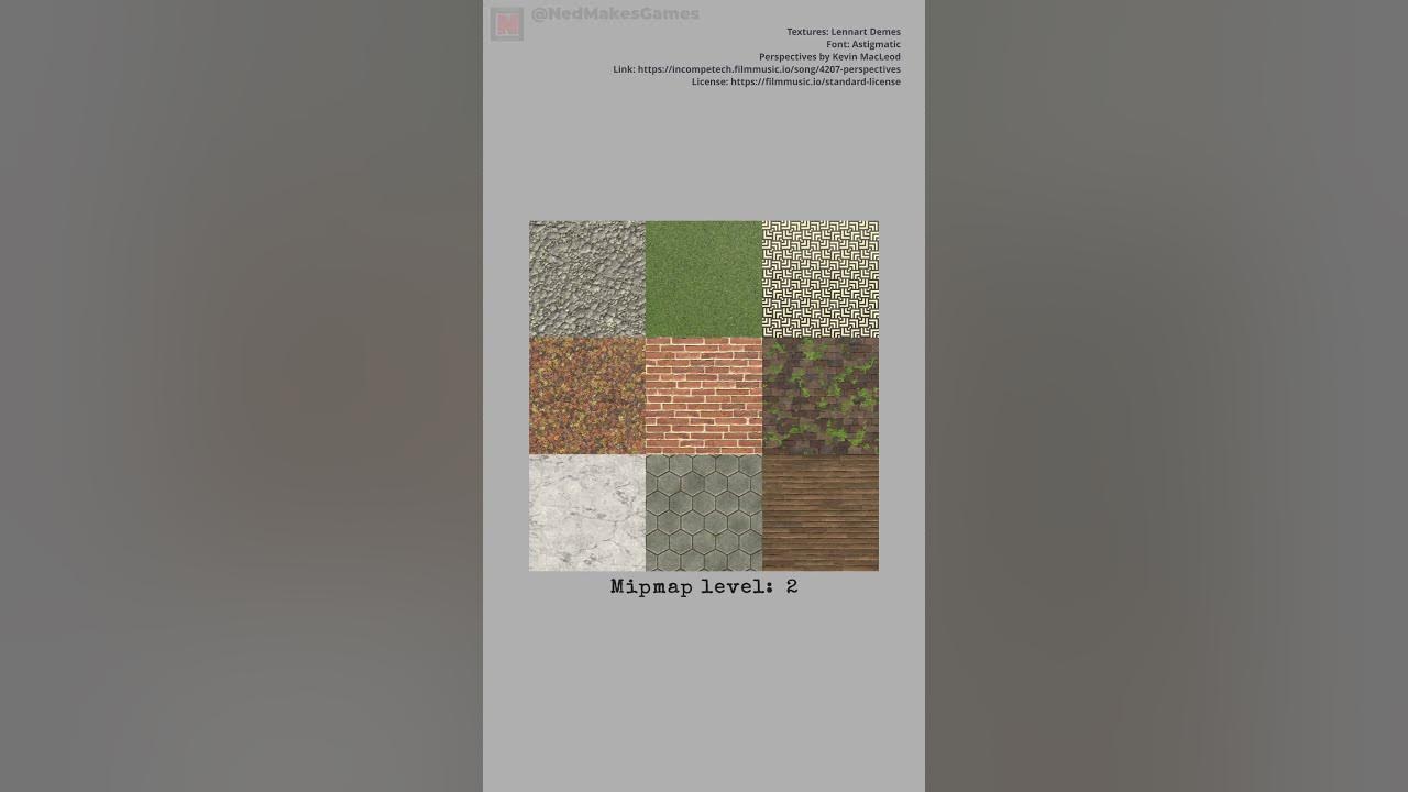 Basics of Mipmaps in Unity! Import Settings and Custom Mipmaps! #Shorts Teaser | Game Dev ...
