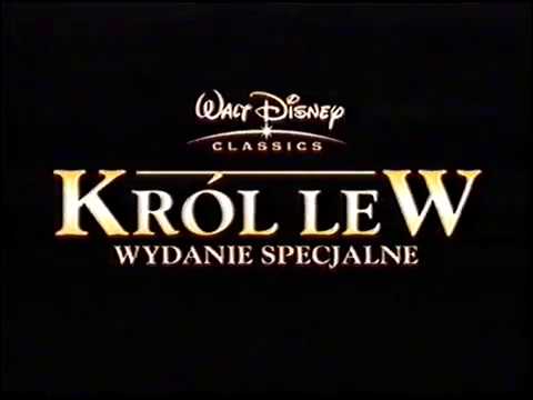 Król Lew (1994) The Lion King Disney zwiastun VHS