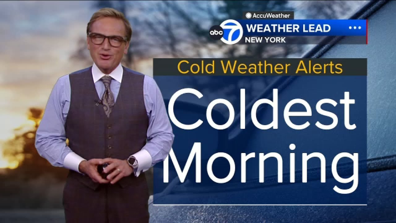 Coldest morning of the season, but big warm-up brewing - YouTube
