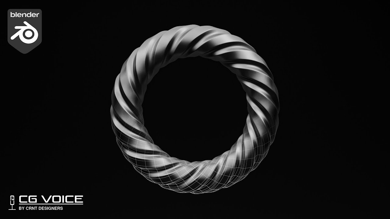 I have easy trick to model Twisted Ring in Blender _ Blender modeling ...