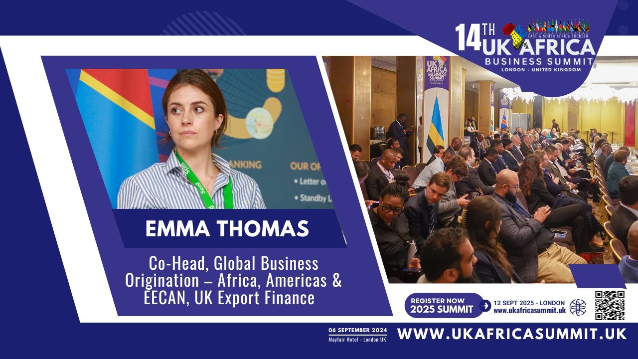 Emma Thomas on UK Export Finance at UK-Africa Business Summit ...