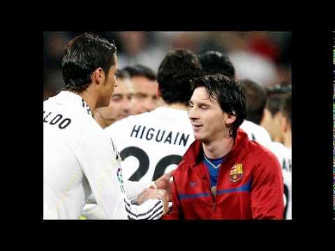Ronaldo slaps Messi! [ 2011 ] - YouTube