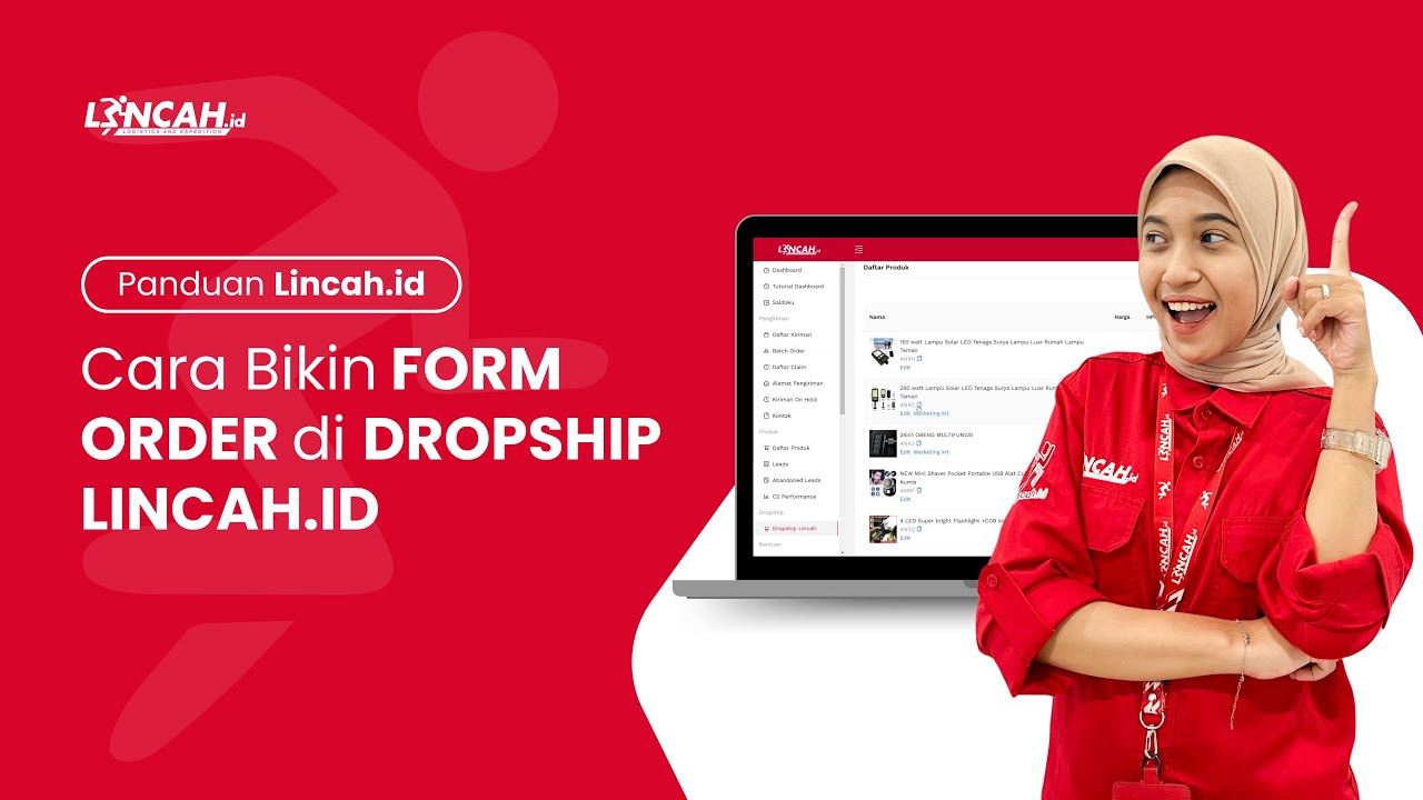 Cara Bikin Form Order di Dropship Lincah - YouTube