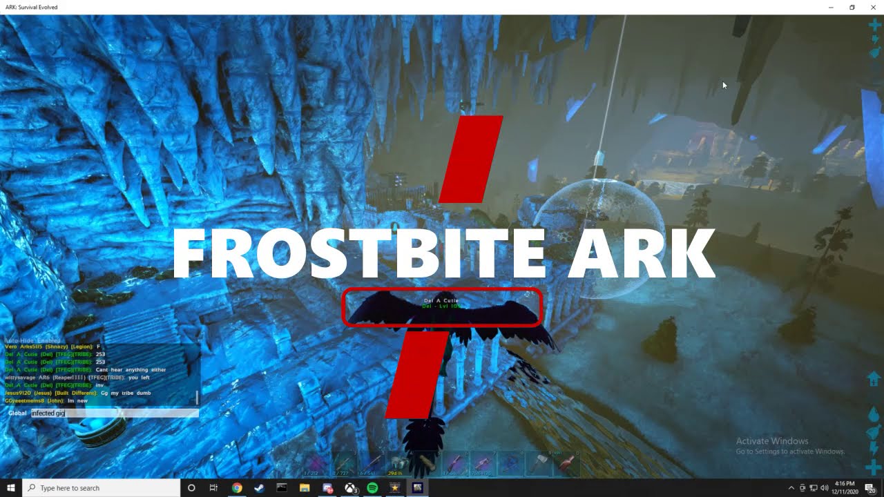 FROSTBITE ARK PVP - YouTube