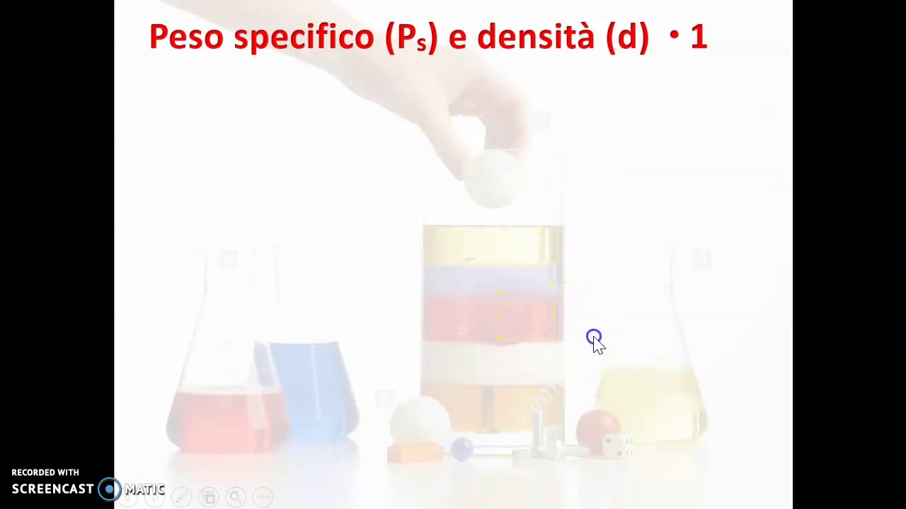 Peso specifico/densità - YouTube