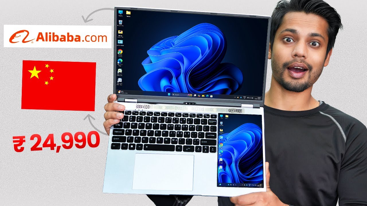 I Bought Dual Display Laptop From Alibaba.com China - ₹25000! Only ...