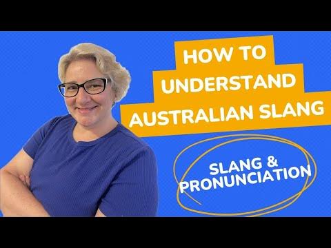 How to understand Australians. Slang Words & Pronunciation - YouTube