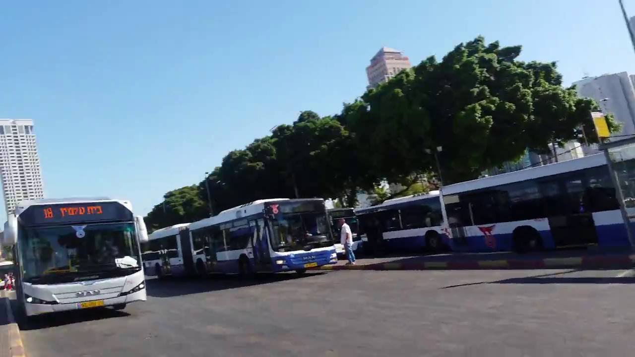 New MAN NG363F of Dan Bus Company on Route 18 at 2000 Terminal in Tel ...