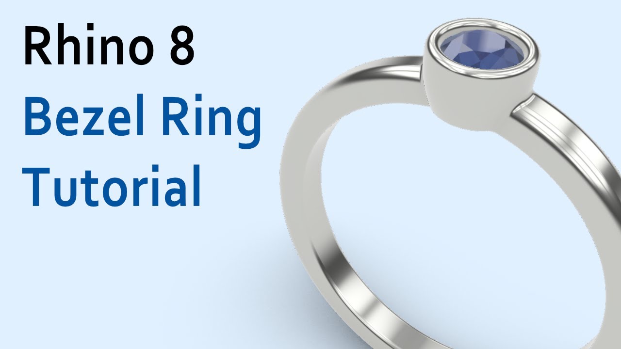 Rhino 8: Bezel Ring Tutorial - YouTube