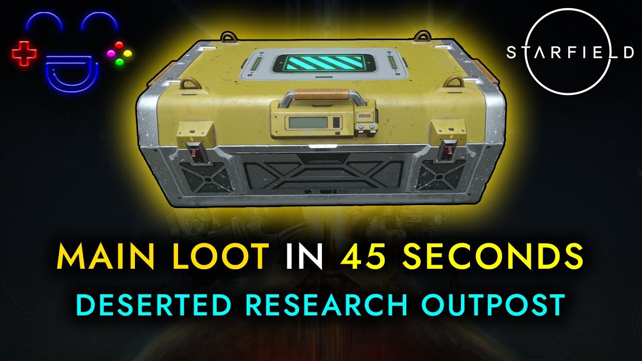 45-Secs Main Loot | Deserted Research Outpost | Starfield - YouTube