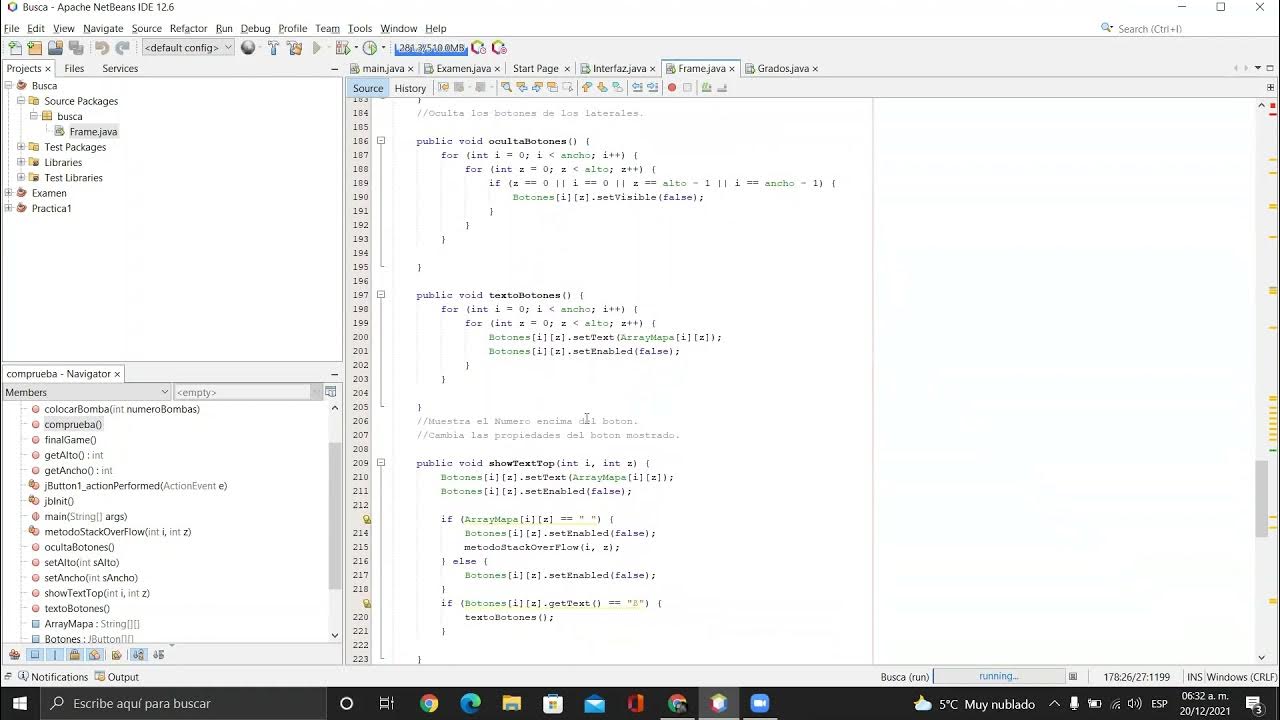 Buscaminas en Java - YouTube
