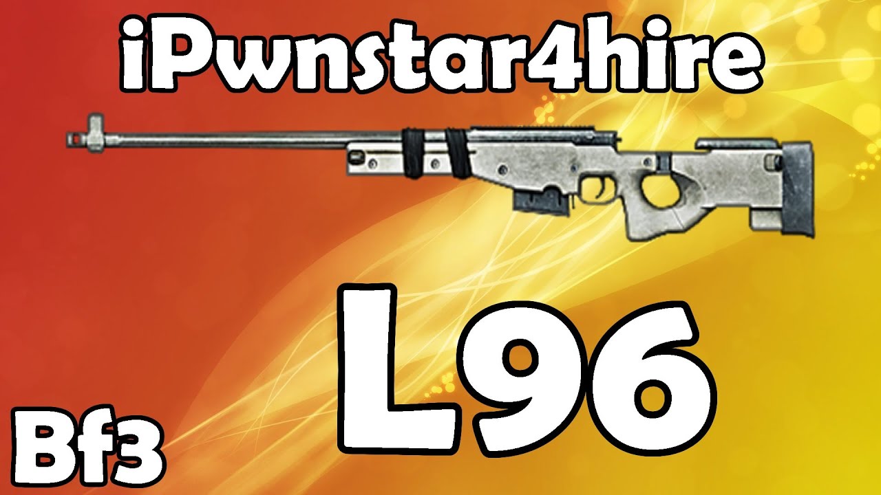 Battlefield 3 - L96 Sniper Setup Gun Review - BF3 L96 Gameplay - YouTube