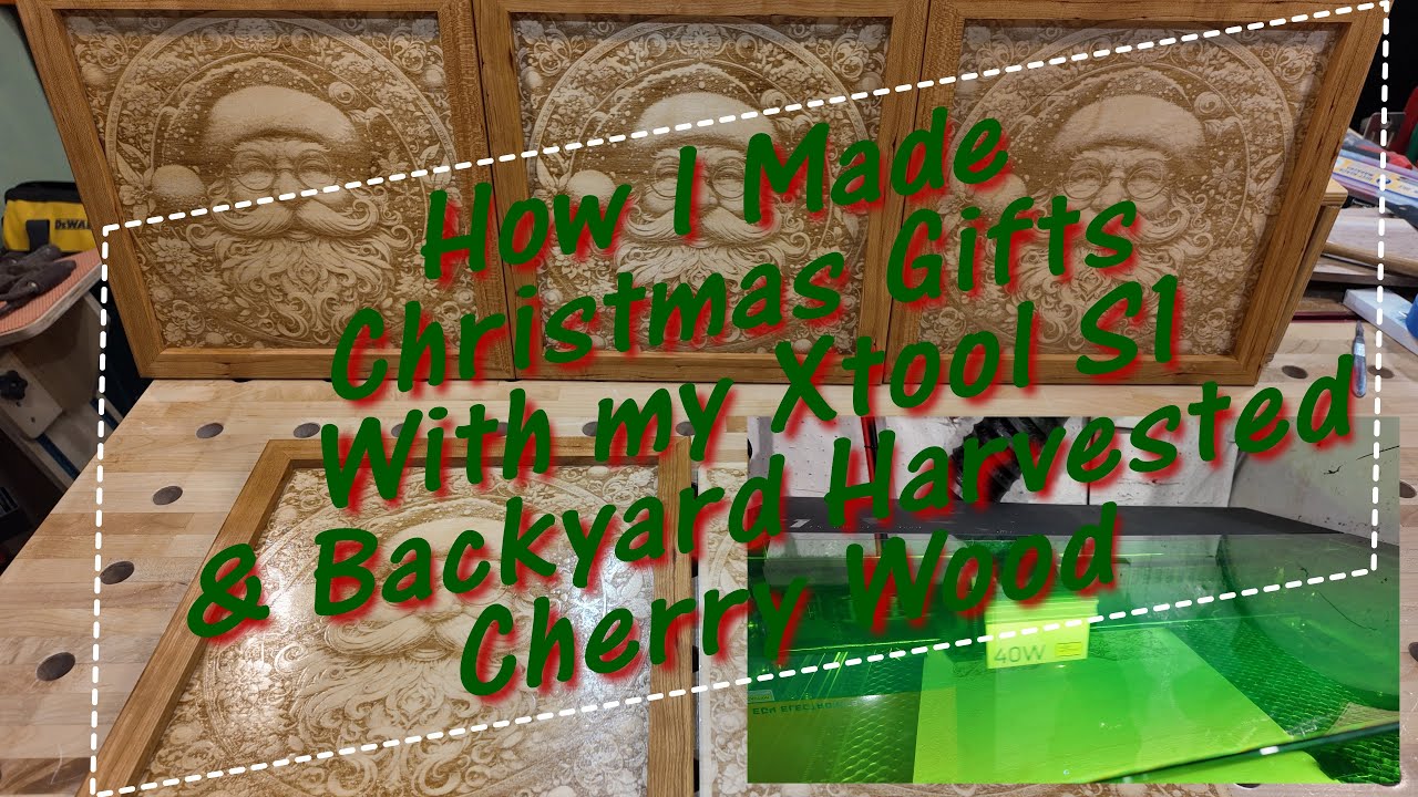 How I Made Christmas Gifts With My Xtool S1 And Backyard Harvested ...