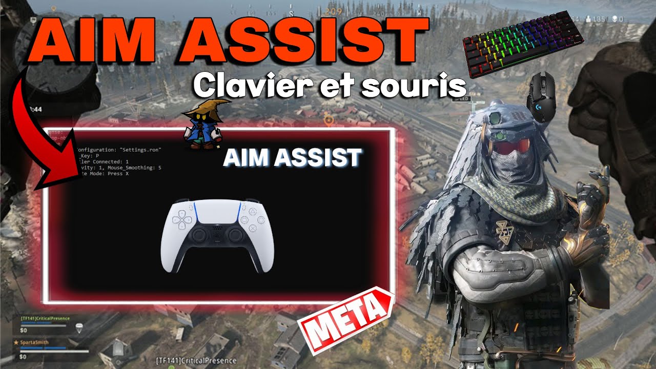 La meilleure AIM ASSIST pour COD Warzone au clavier et à la souris ...