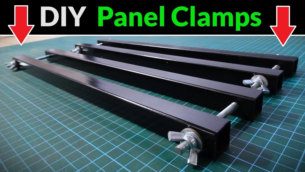 How to Make Simple Panel Clamps for Clamping Boards (Scrap Metal ...