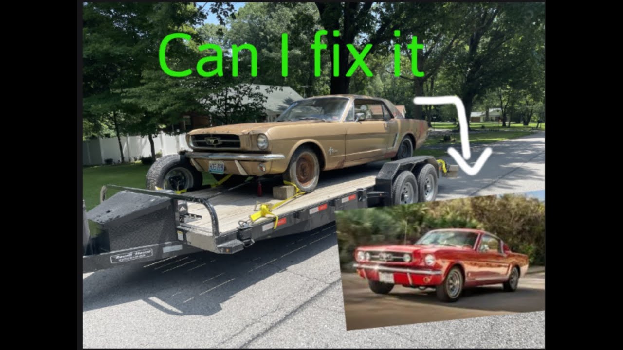 Attempting fixing a 1964 Mustang - YouTube