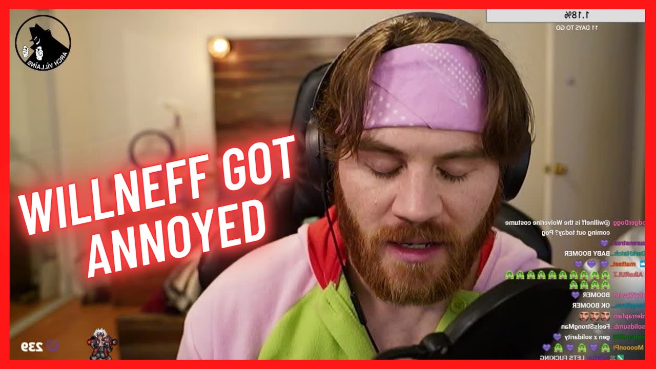 WillNeff Gets Annoyed on chat - Twitch Chatter - YouTube