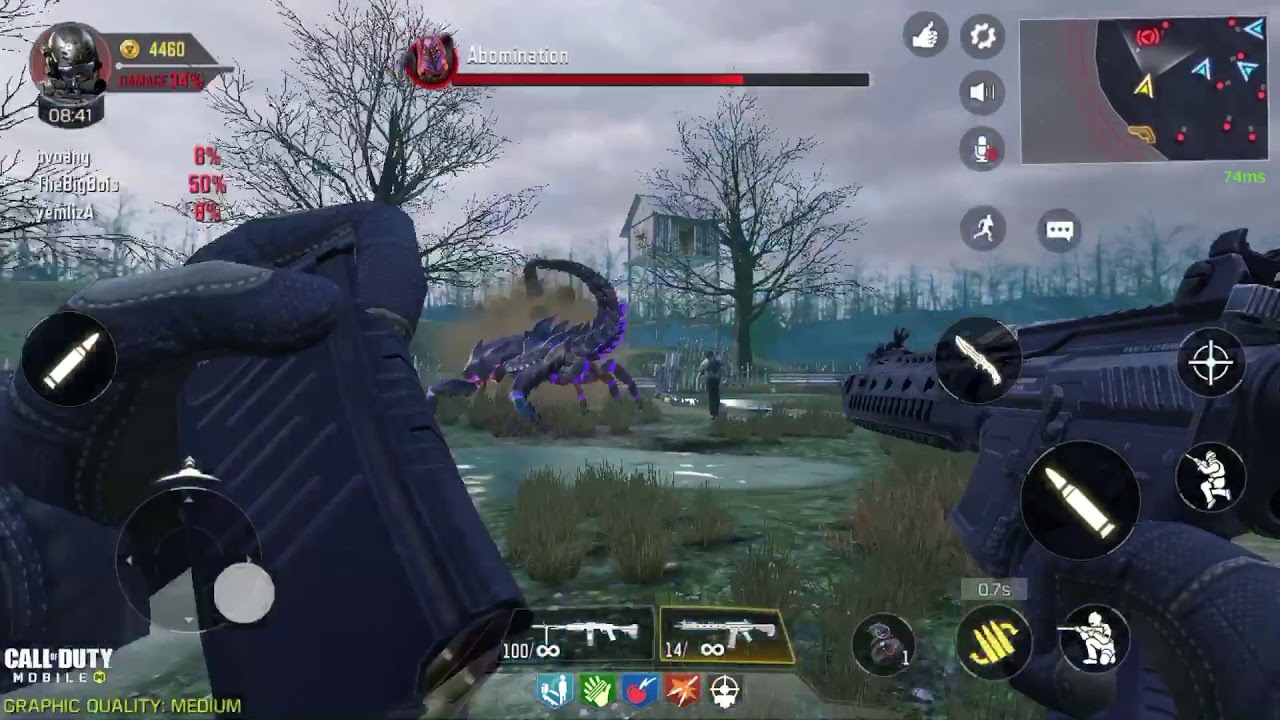 Call of duty mobile boss fight - YouTube