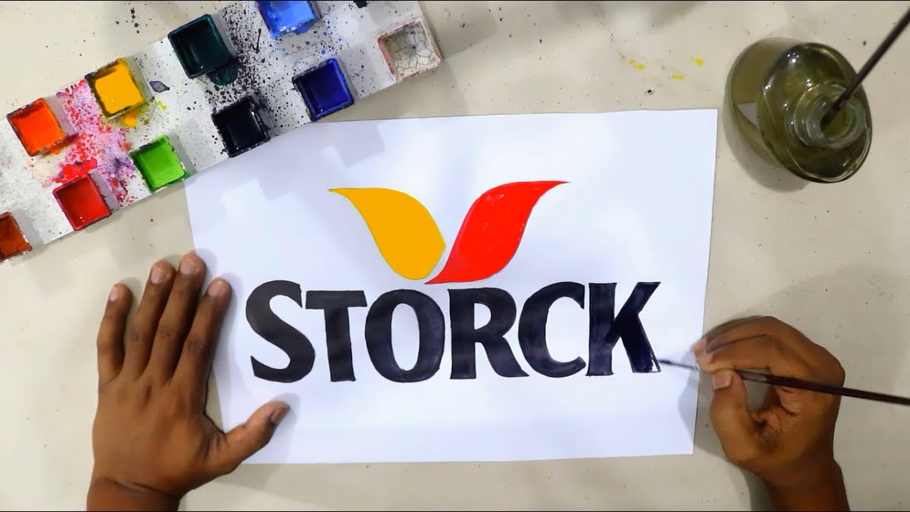 How to draw the Storck logo - YouTube