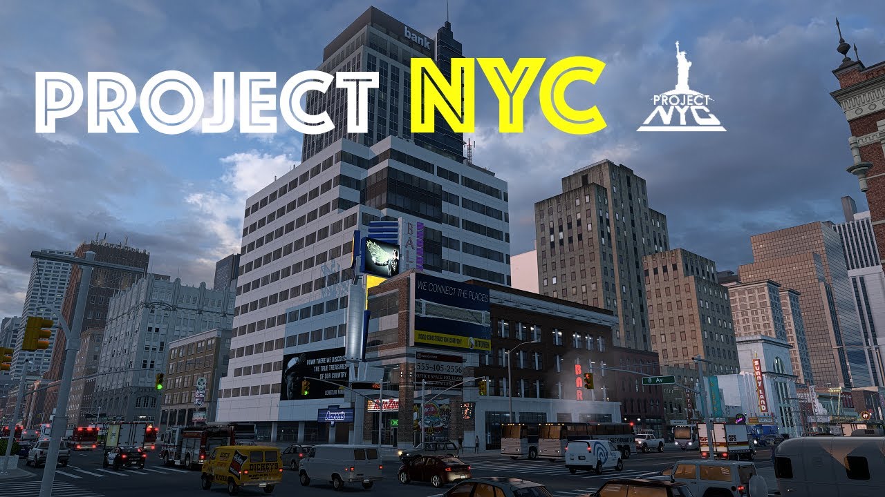 [ABANDONED] PROJECT NYC | 1:1 Manhattan Map | American Truck Simulator ...
