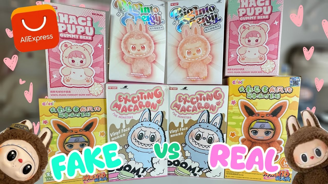 Real vs FAKE Blind Boxes Part 2?! (AliExpress Edition) | Shop or Flop ...