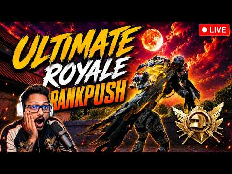 🔴 ULTIMATE ROYALE RANK PUSH LIVE 🔥 | ROAD TO LEGEND 👑 | DAY 01
