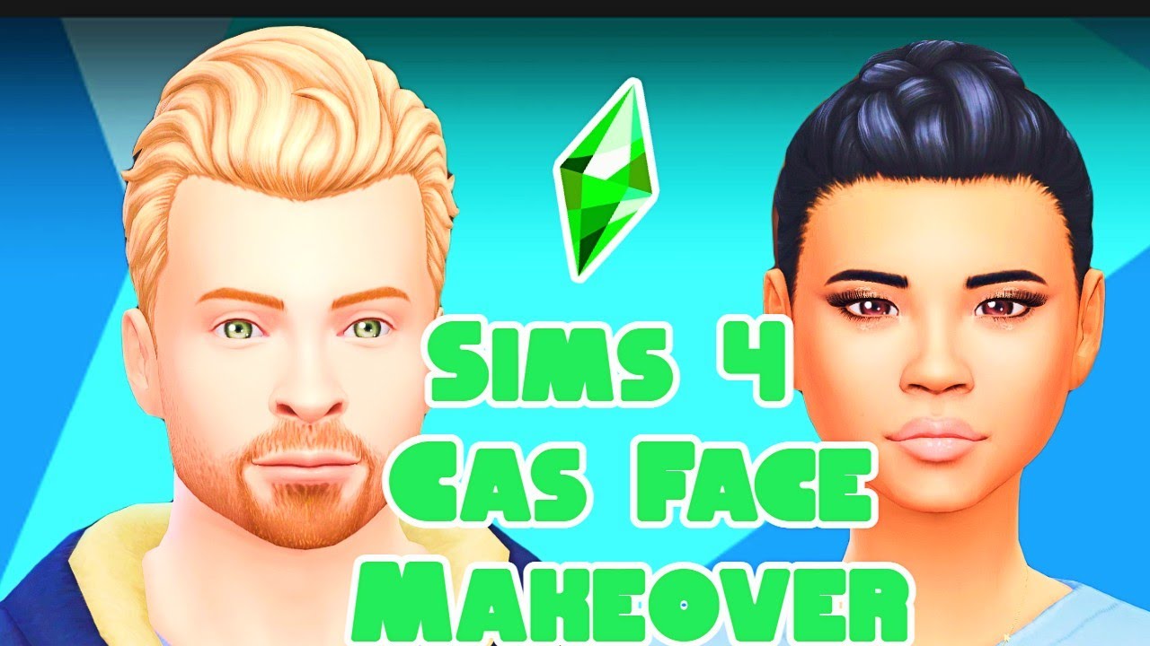 THE SIMS 4 |Cas Face Makeover #4 - YouTube