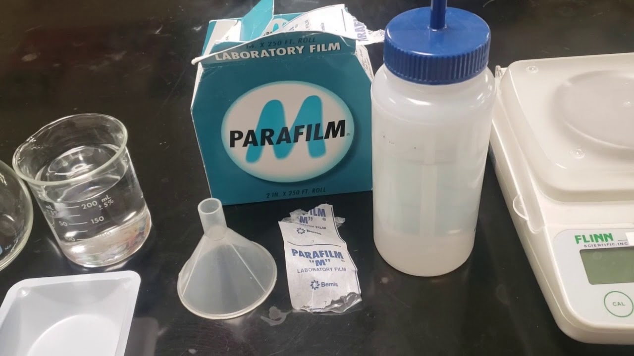 How to make a solution CuSO4 - YouTube