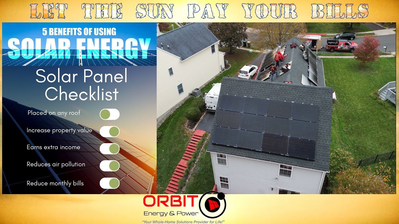 Let the SUN pay your Bills | ORBIT Energy & Power | Pennsylvania - YouTube