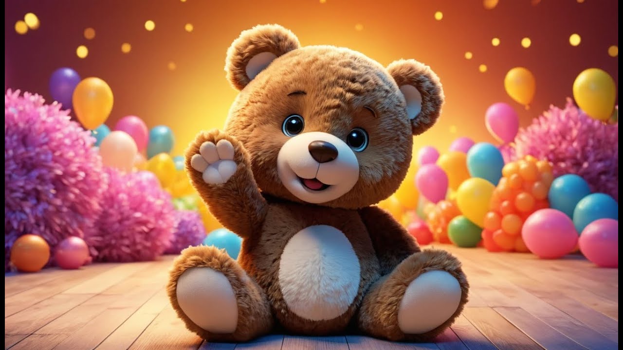 Teddy Bear, Teddy Bear | Fun Action Song for Kids | Nursery Rhymes ...